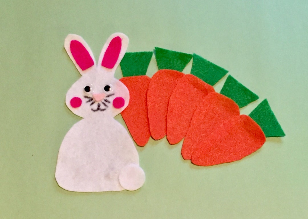 Five Little Carrots - Children's Felt / Flannel Story for Early ...