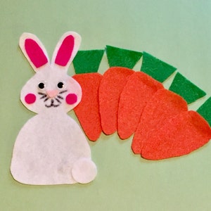Five Little Carrots - Children's Felt / Flannel Story for Early ...