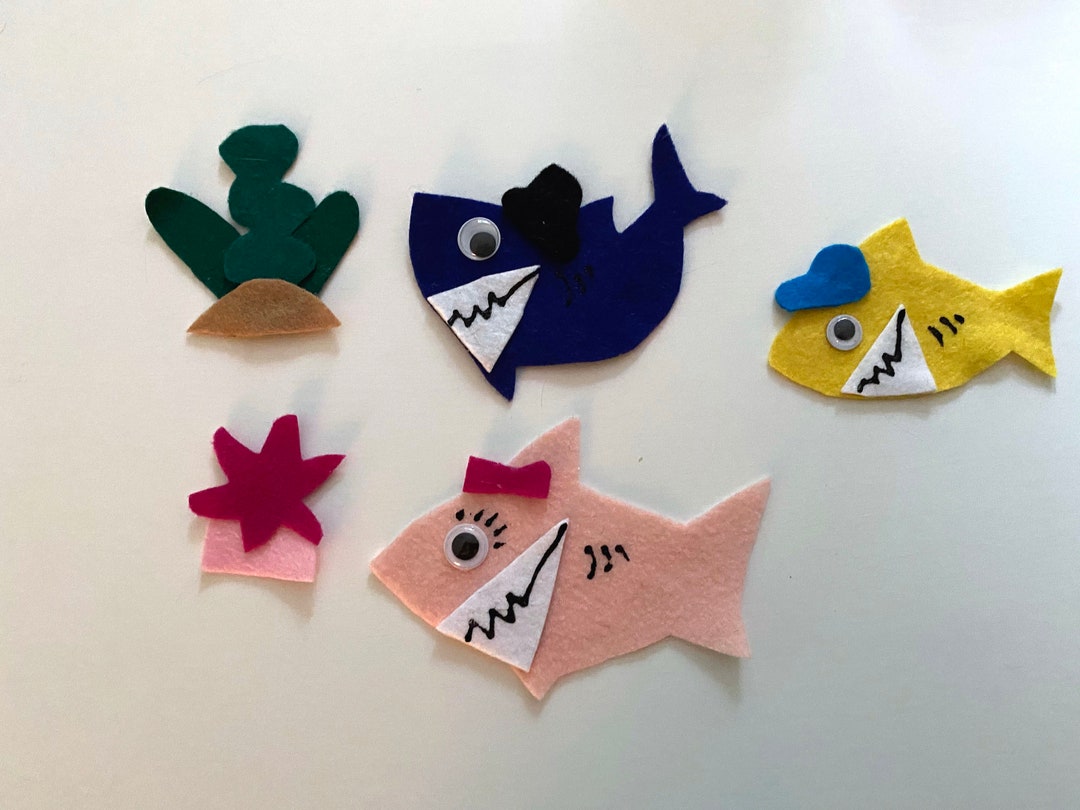 Baby Shark Felt Story / Flannel Board Story - Children's Felt Board ...