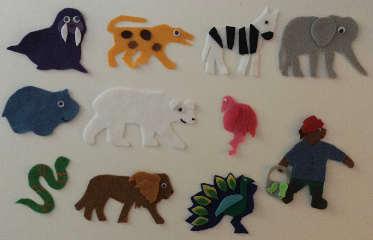 Polar Bear, Polar Bear What Do You Hear? Felt Story - Childern's ...