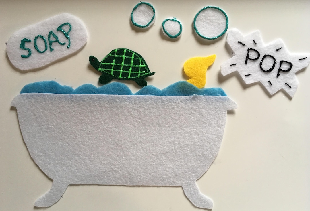 Tiny Tim (the Turtle) - Children's Felt / Flannel Story for Early ...