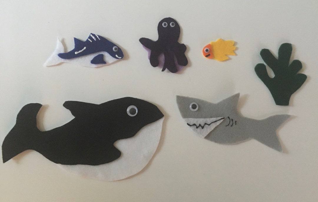 Slippery Fish Felt Story / Children’s Flannel Board Story - Etsy