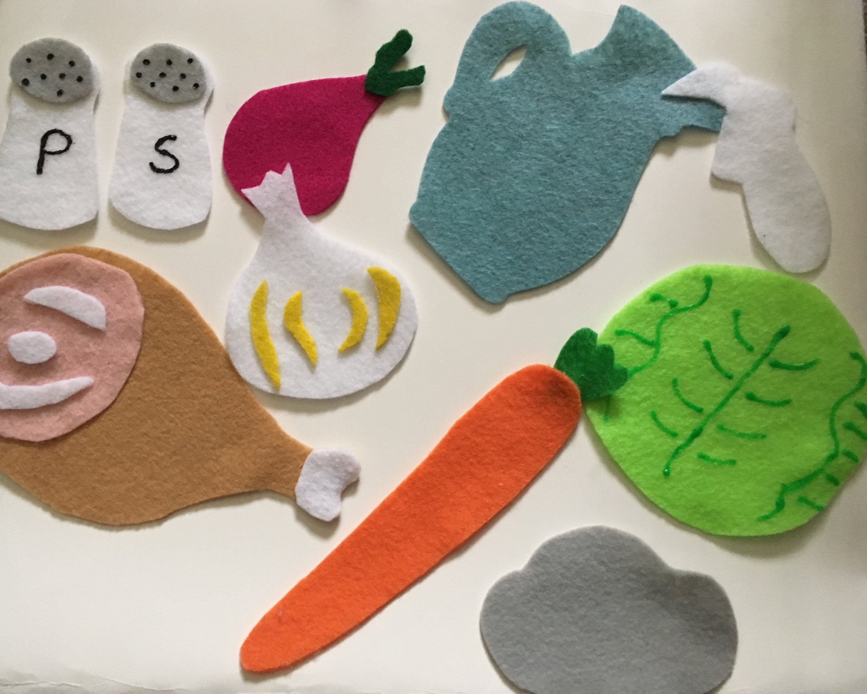 Stone Soup Felt Story - Children's Felt / Flannel Story for Early ...