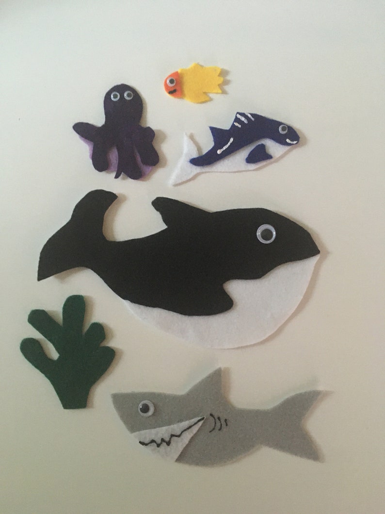 Slippery Fish Felt Story / Children’s Flannel Board Story - Etsy
