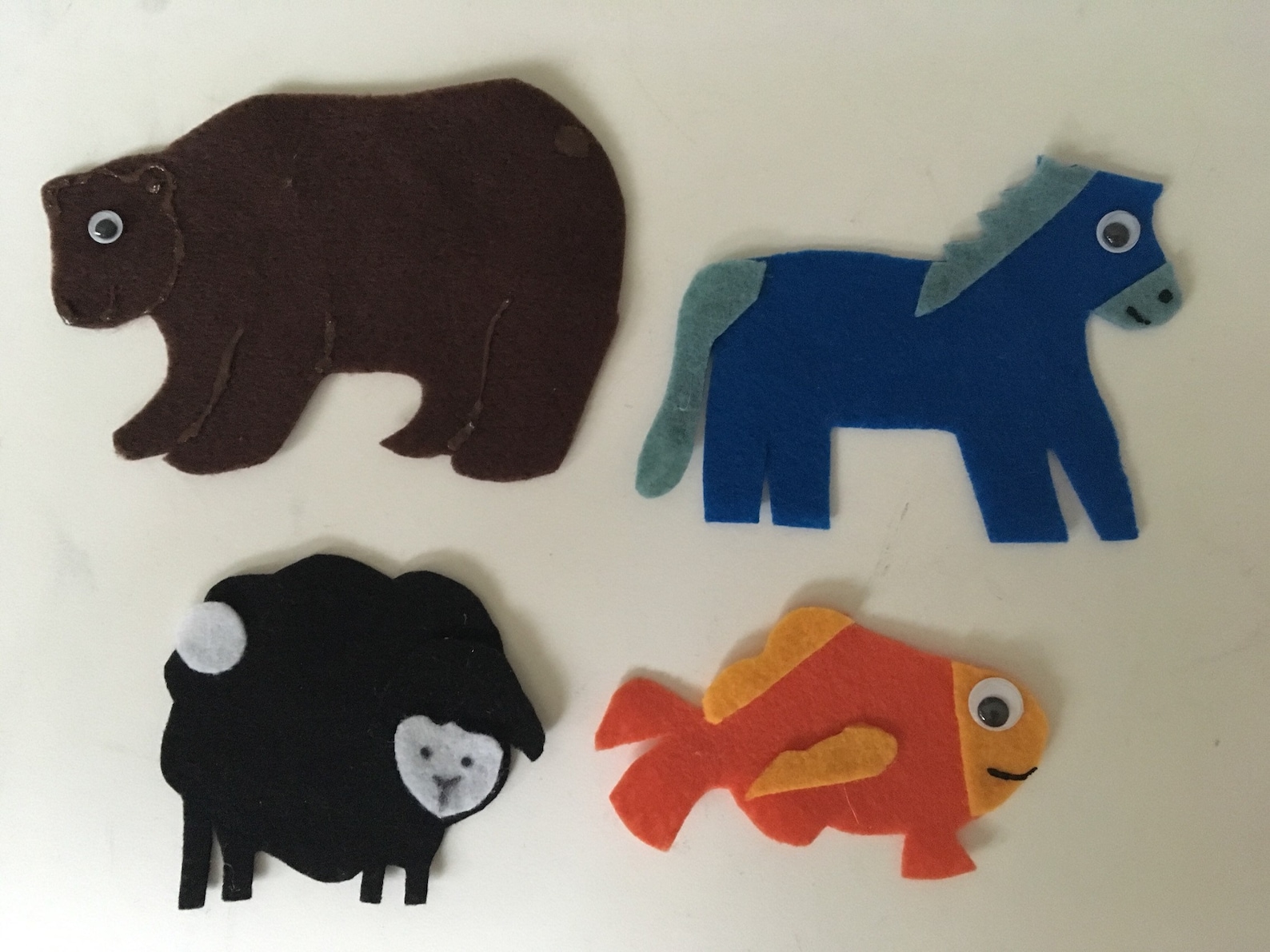 Brown Bear, Brown Bear What Do You See? Children's Felt Story/children ...