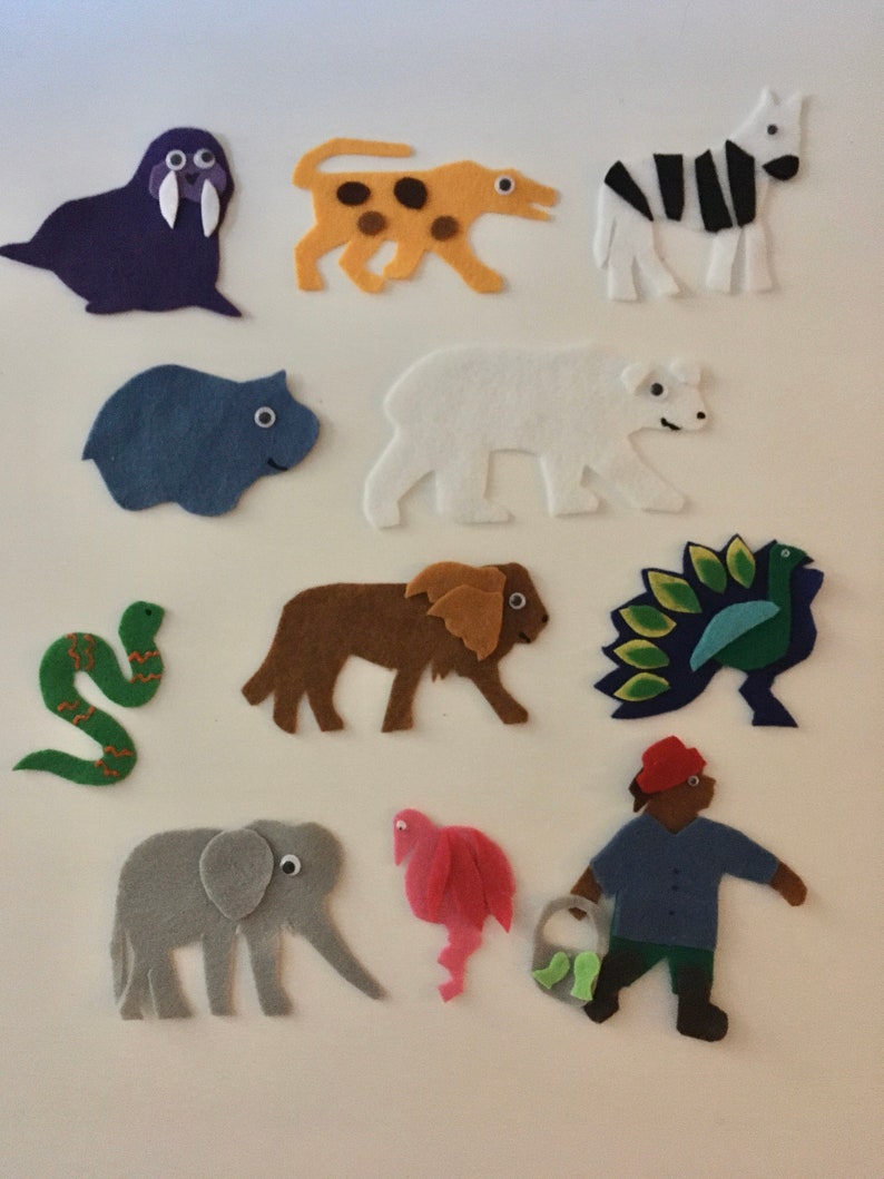 Polar Bear Polar Bear What Do You Hear Felt Story - Etsy