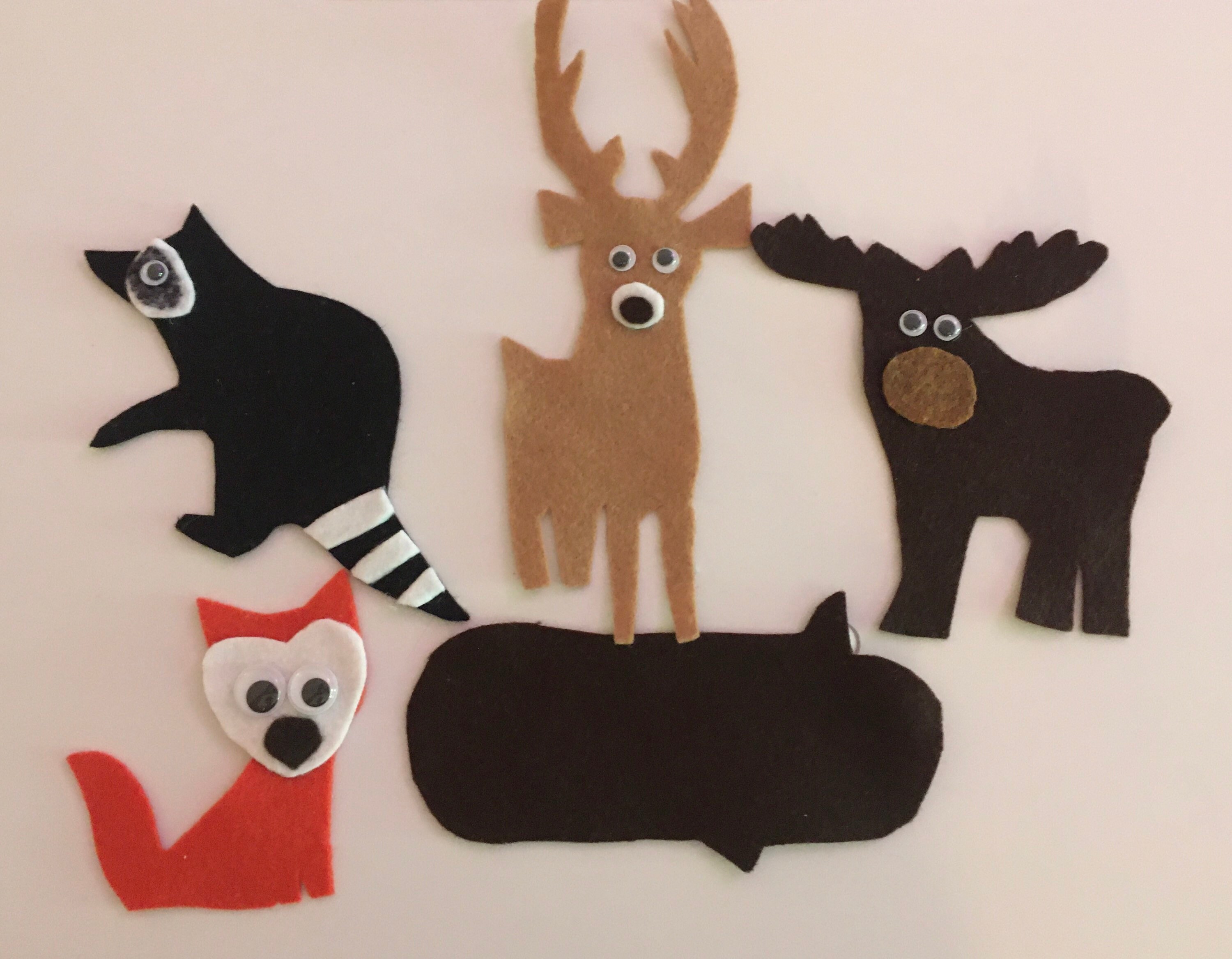 Forest Animals Play Feltscape Felt Story / Children’s Flannel Board ...