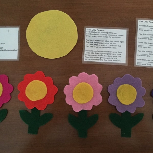 Felt Board Flowers - Etsy