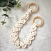 Handmade Macrame Door Stop: Natural Cotton Finger Pinch Guard - Etsy