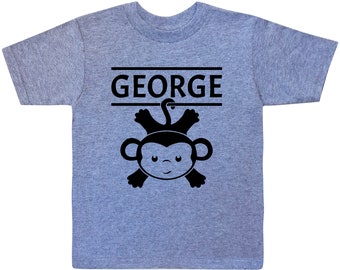 Monkey tshirt | Etsy