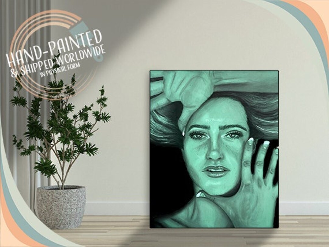 Custom Head Portraits: Hand-painted With Acrylic on a Stretched Canvas ...