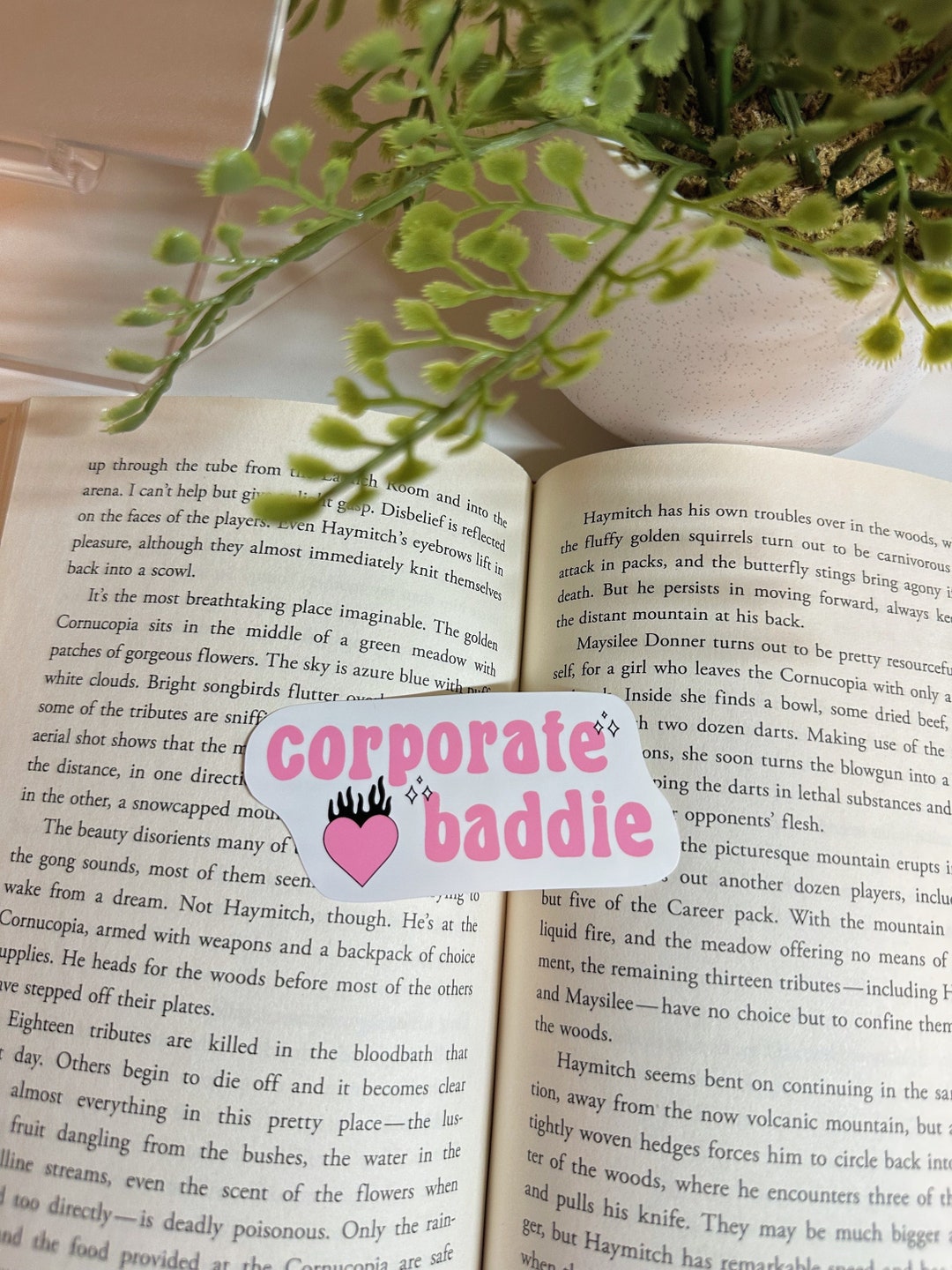 Corporate Baddie | Glitter Sticker | Self Love | Positive Quote | Self ...
