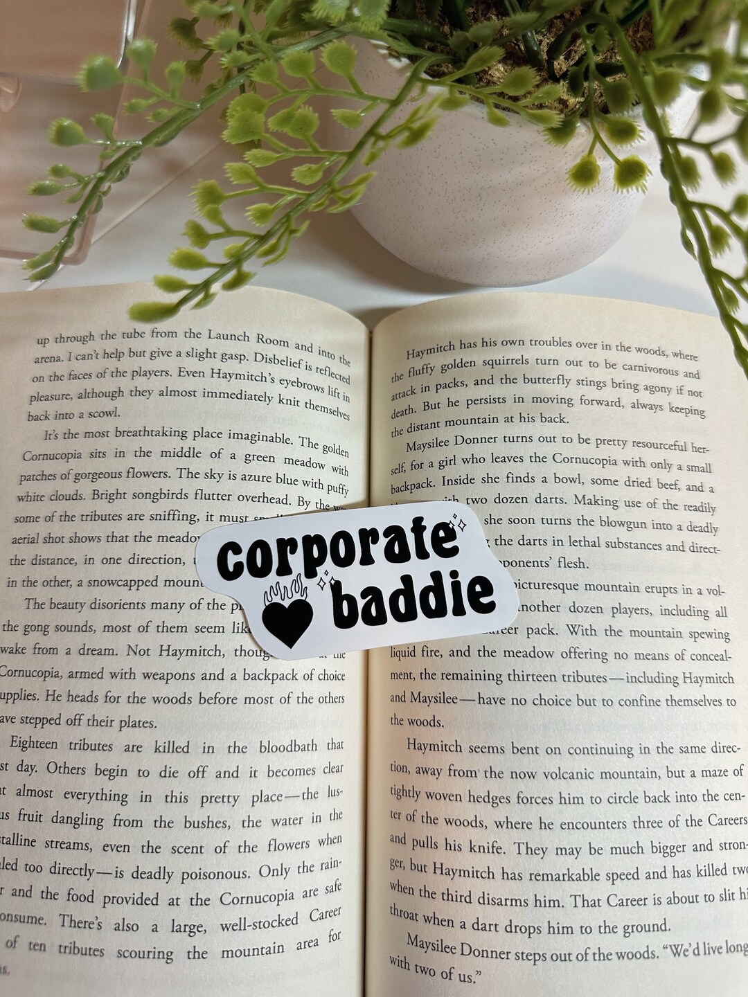 Corporate Baddie | Glitter Sticker | Self Love | Positive Quote | Self ...