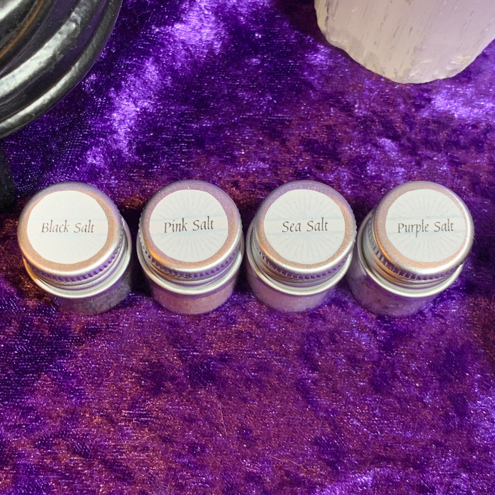 Ritual Black Salt Witches Salt Pink Salt Sea Salt Purple - Etsy