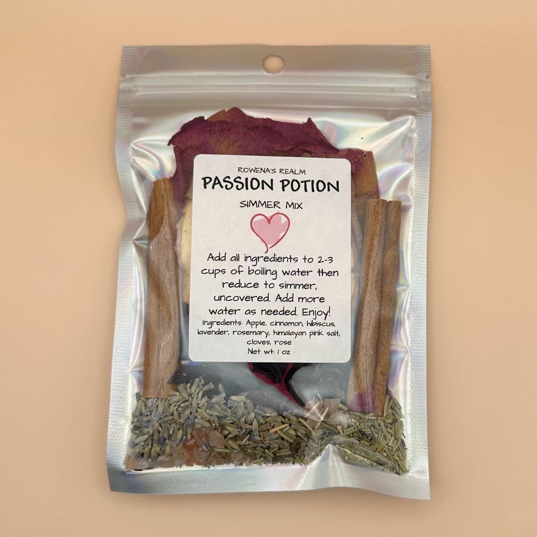 Love Spell, Simmer Pot Kit, Intention Simmer, Stovetop Potpourri ...