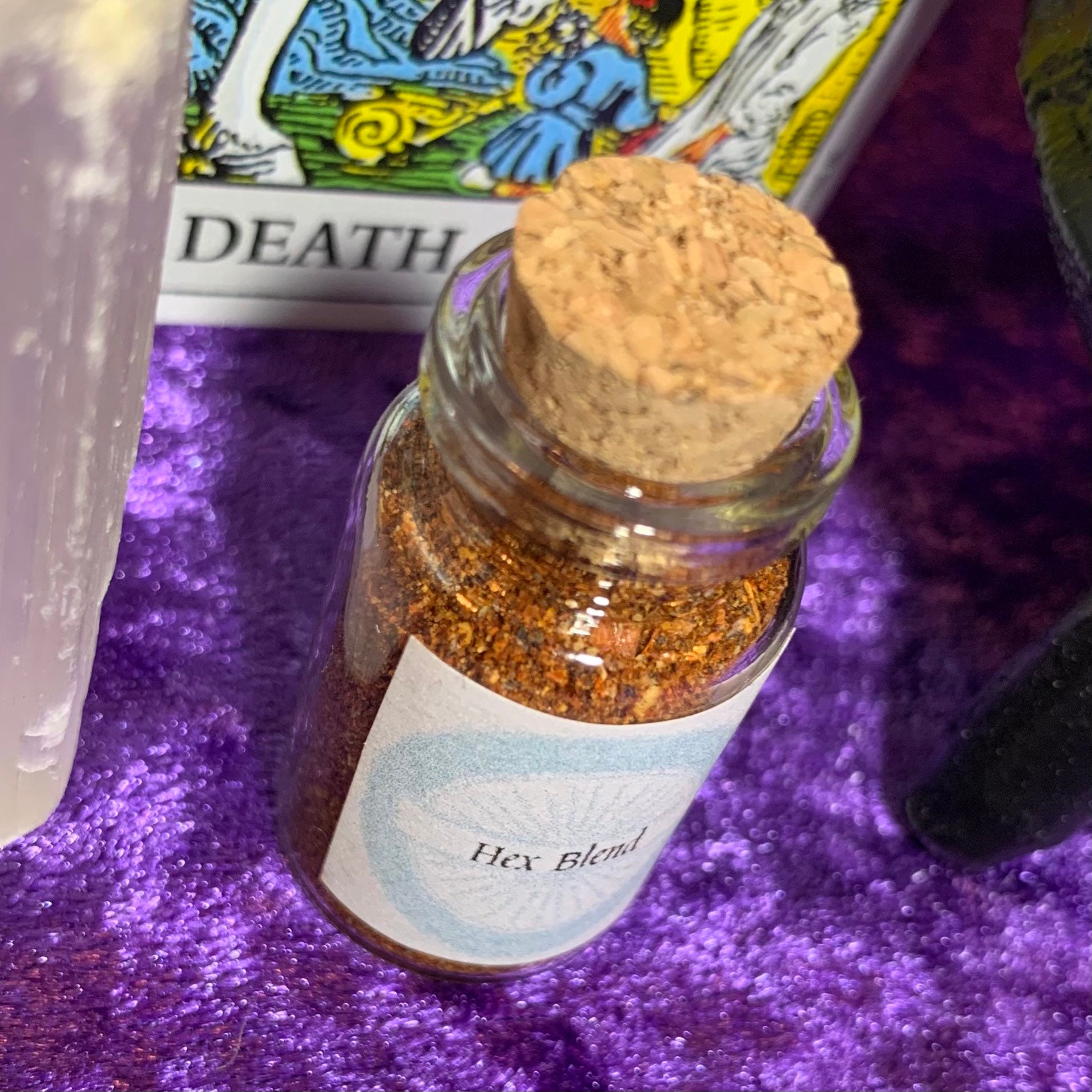 Hex powder revenge curse witchcraft supplies dark magic | Etsy