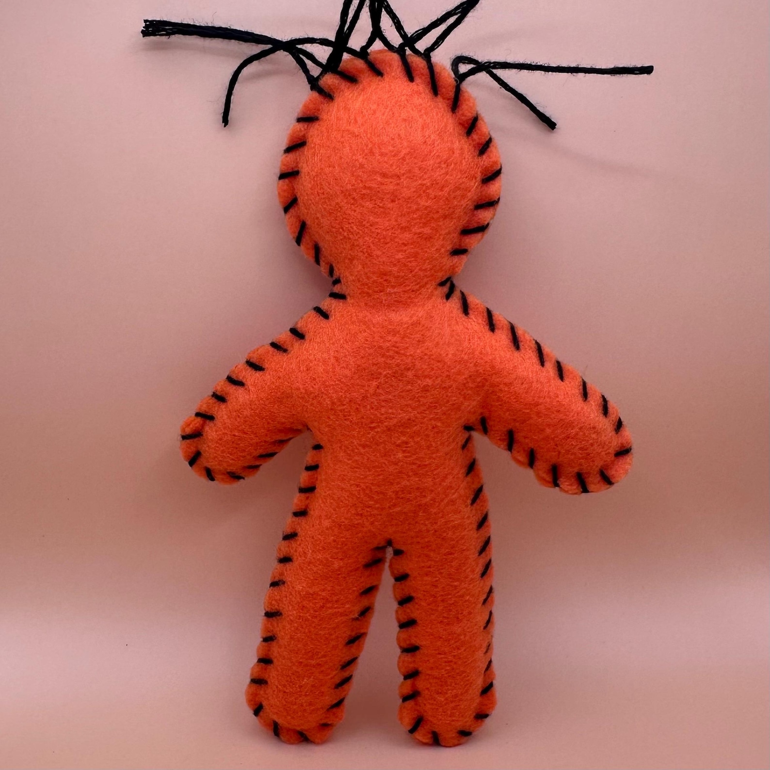 Voodoo Doll Plush, Halloween Decor, Felt Doll, Voodoo, Hoodoo, Poppet ...