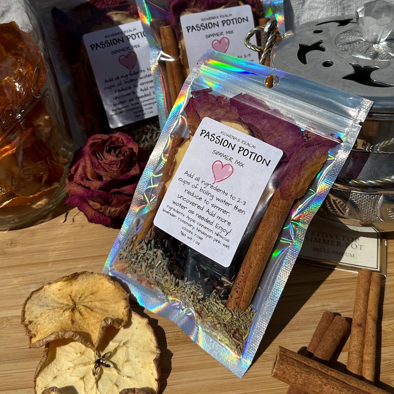 Love Spell, Simmer Pot Kit, Intention Simmer, Stovetop Potpourri ...