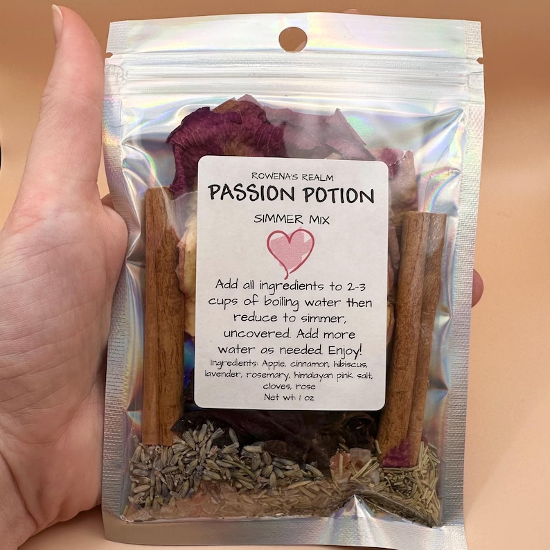 Love Spell, Simmer Pot Kit, Intention Simmer, Stovetop Potpourri ...