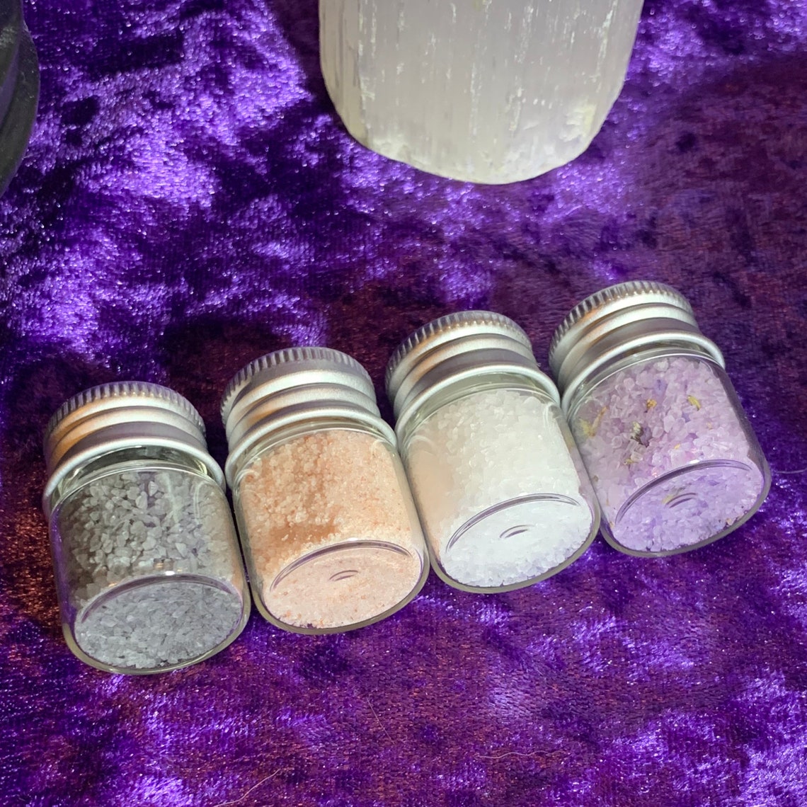 Ritual Black Salt Witches Salt Pink Salt Sea Salt Purple - Etsy