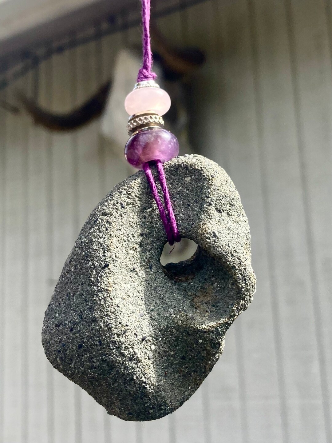 Hagstone Amulet for Love and Protection - Etsy