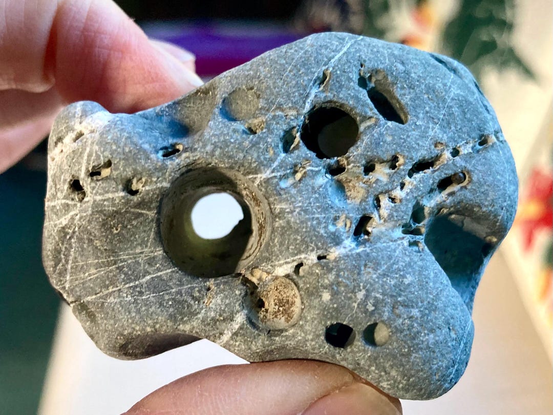 Pitted Marble Hagstone - Etsy