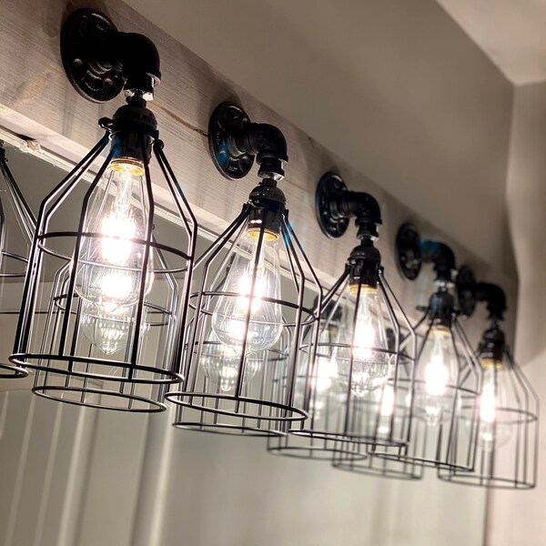 Light With Cages - Etsy