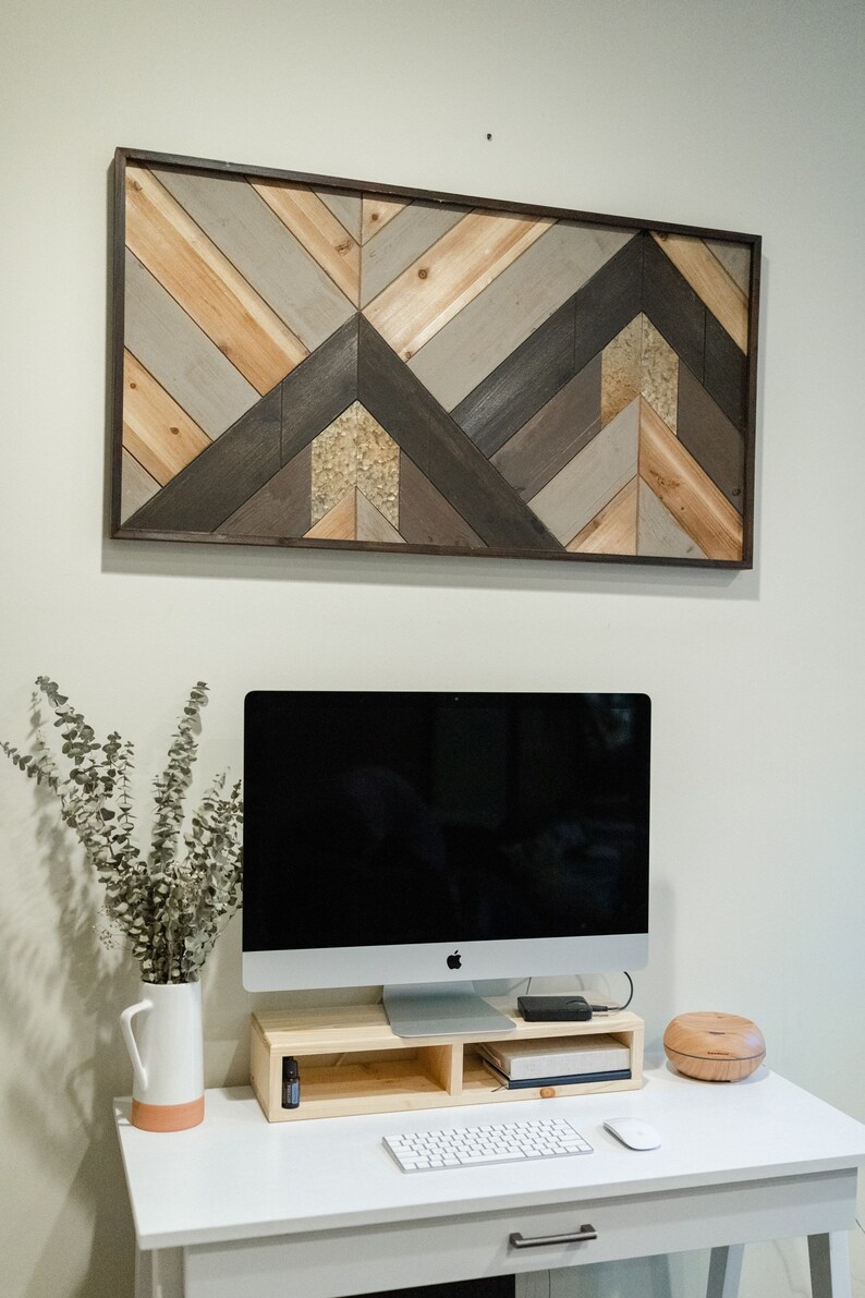 Solid Wood Monitor Stand - Etsy