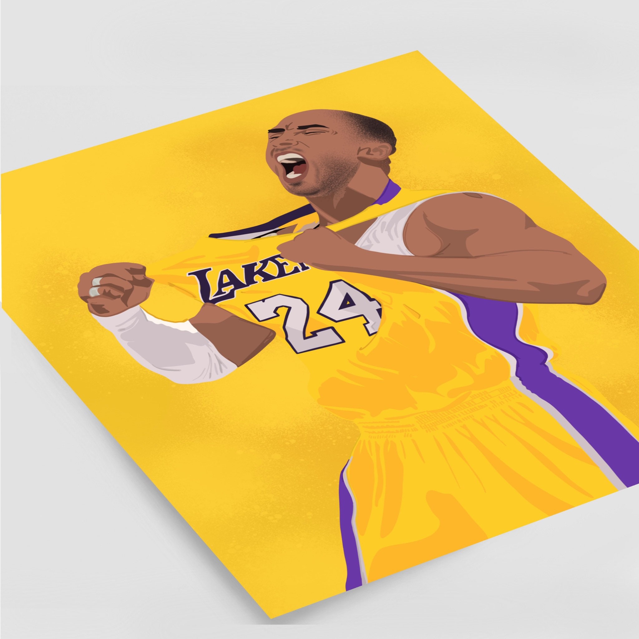 Kobe Bryant Art Kobe Bryant Poster Kobe Bryant Print Kobe | Etsy