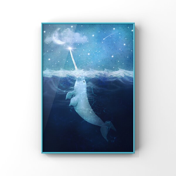 Narwhal Print - Etsy