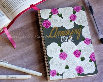 Painted Journal - Etsy