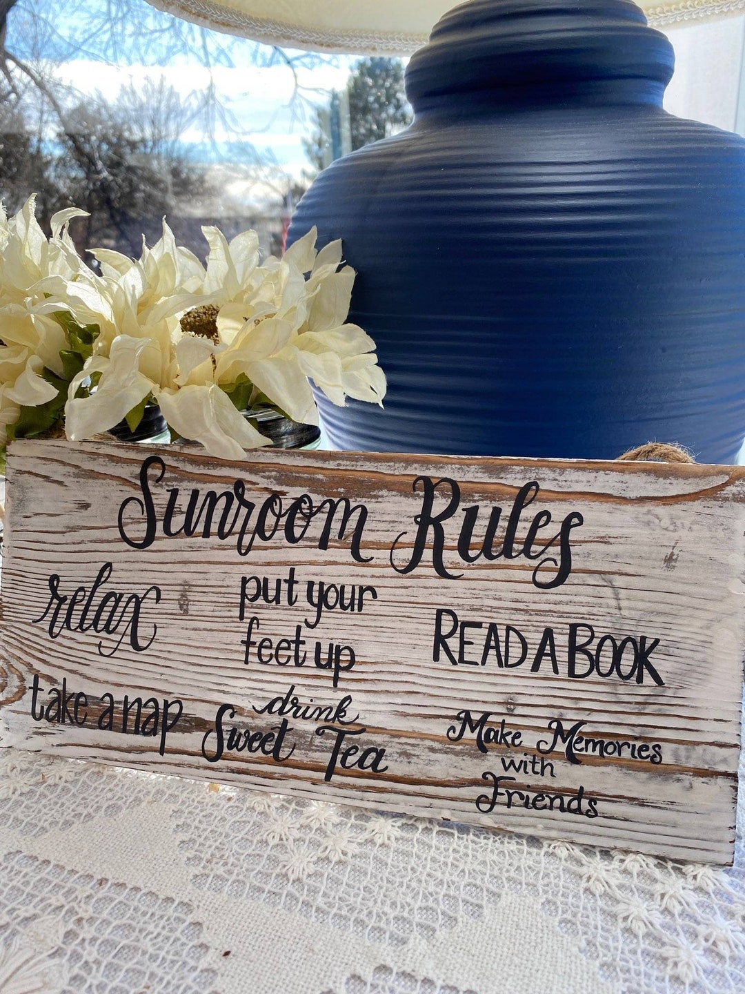 Sunroom Sign Sunroom Rules Sunroom Decor Porch Sign - Etsy