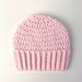 NEW! - Ribbed Brim Baby Beanie Crochet Pattern - Baby Hat Crochet ...