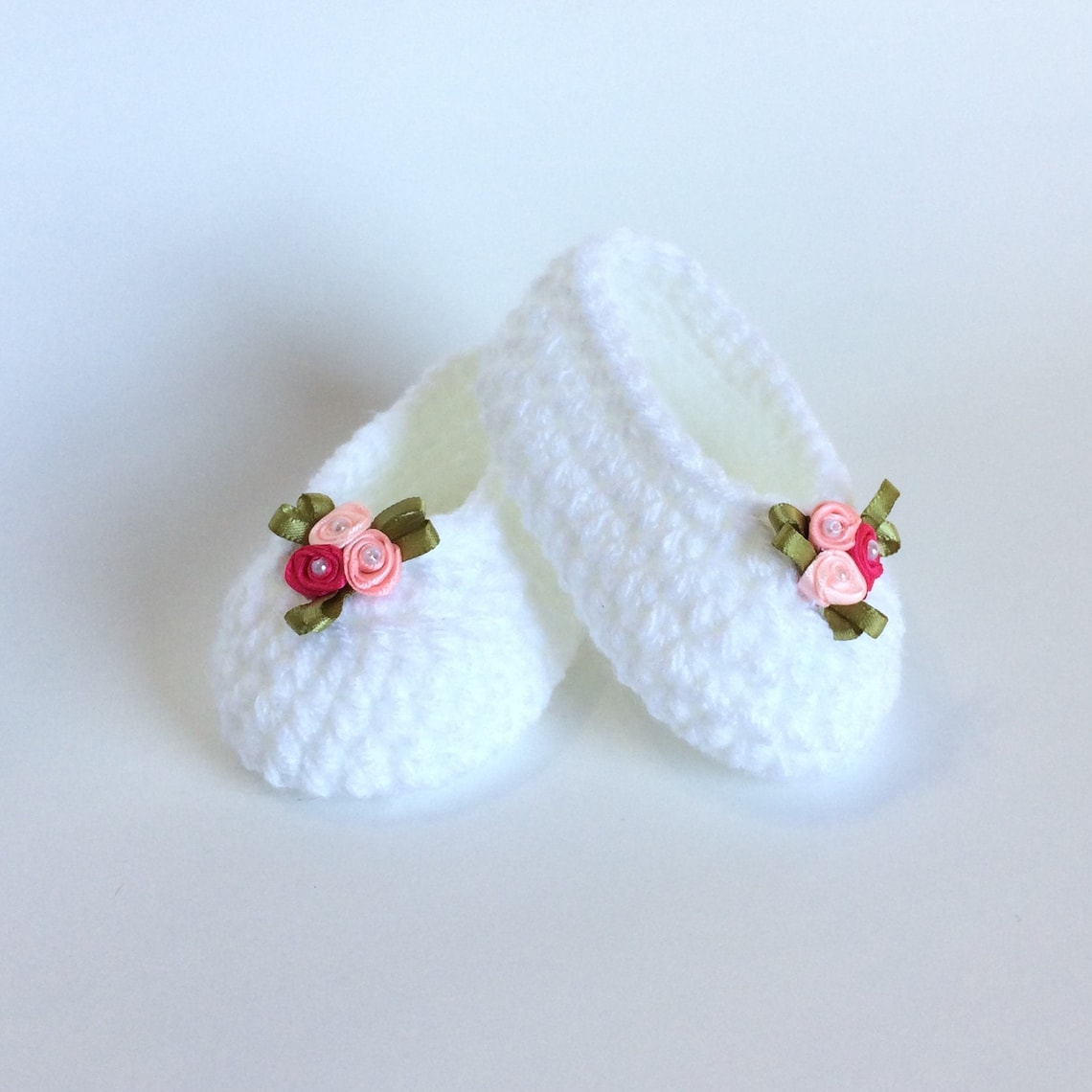 Crochet Pattern - Crochet Baby Slippers - Baby Booties Crochet Pattern ...