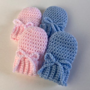 Newborn Mittens Crochet Pattern - Easy Crochet Pattern - Crochet Baby ...