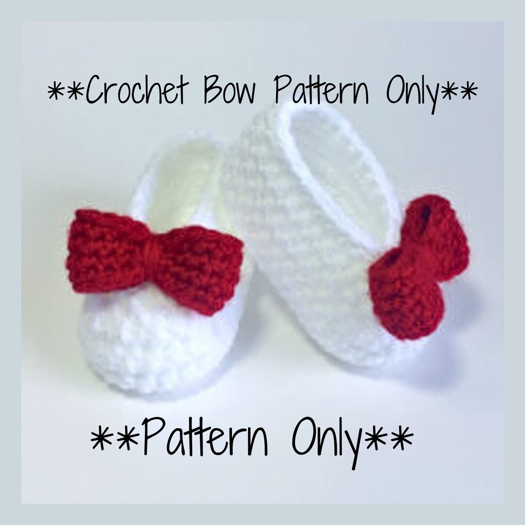 Mini Bow Crochet Pattern - DIGITAL Crochet Pattern PDF - Pattern Only ...