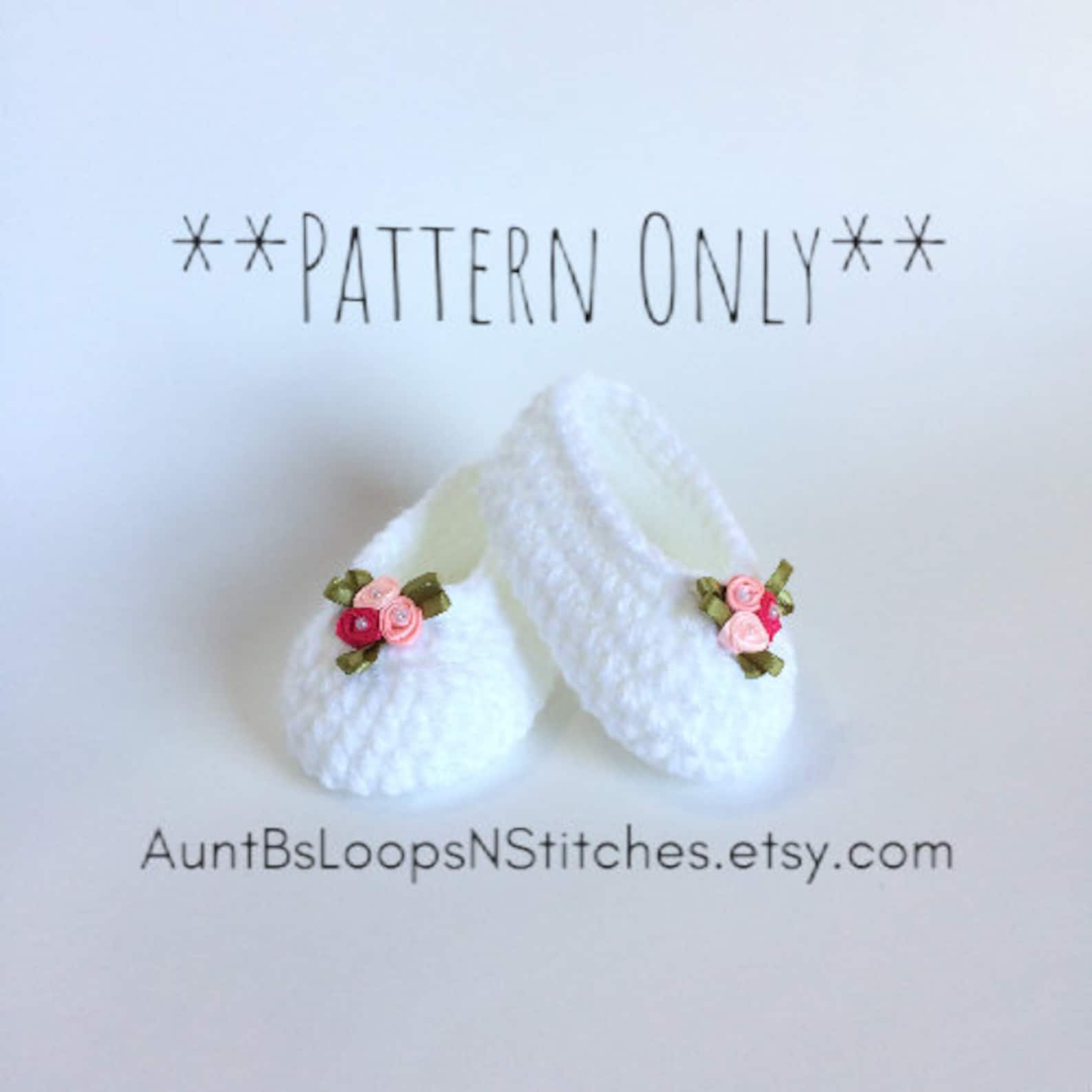 Crochet Pattern Crochet Baby Slippers Baby Booties Crochet | Etsy