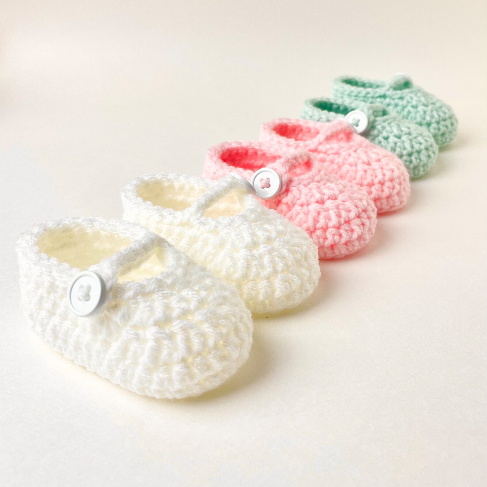 Mary Janes Crochet Pattern Baby Shoes Crochet Pattern Baby Booties ...