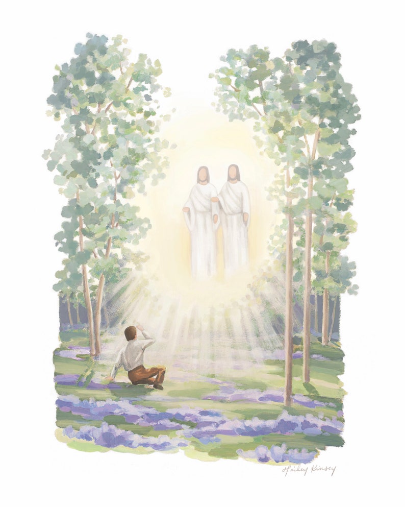 First Vision Painting LDS Artwork Acrylic Fine Art Print | Etsy
