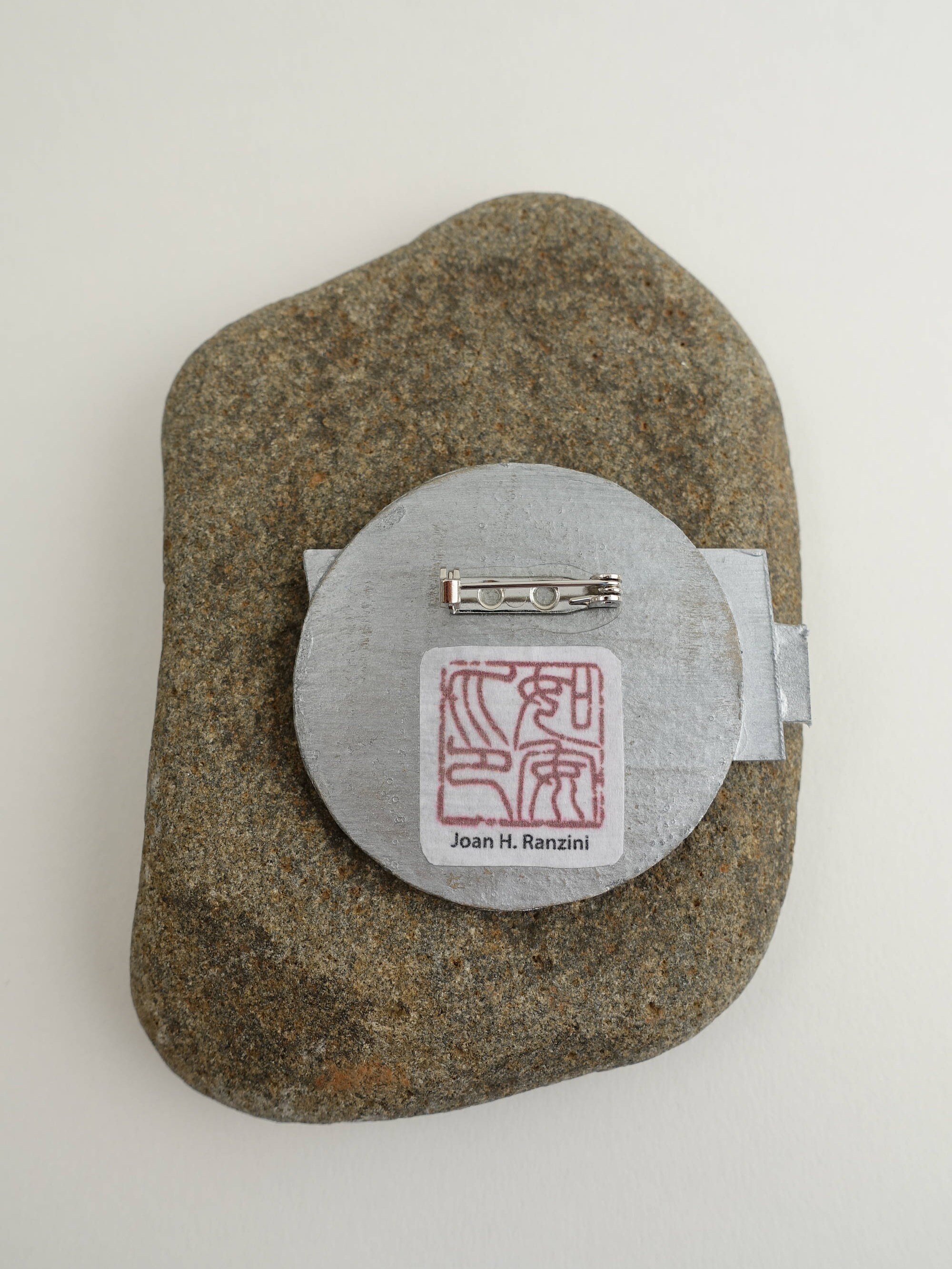 Collage Pin #5 Paper Art to Wear - Etsy