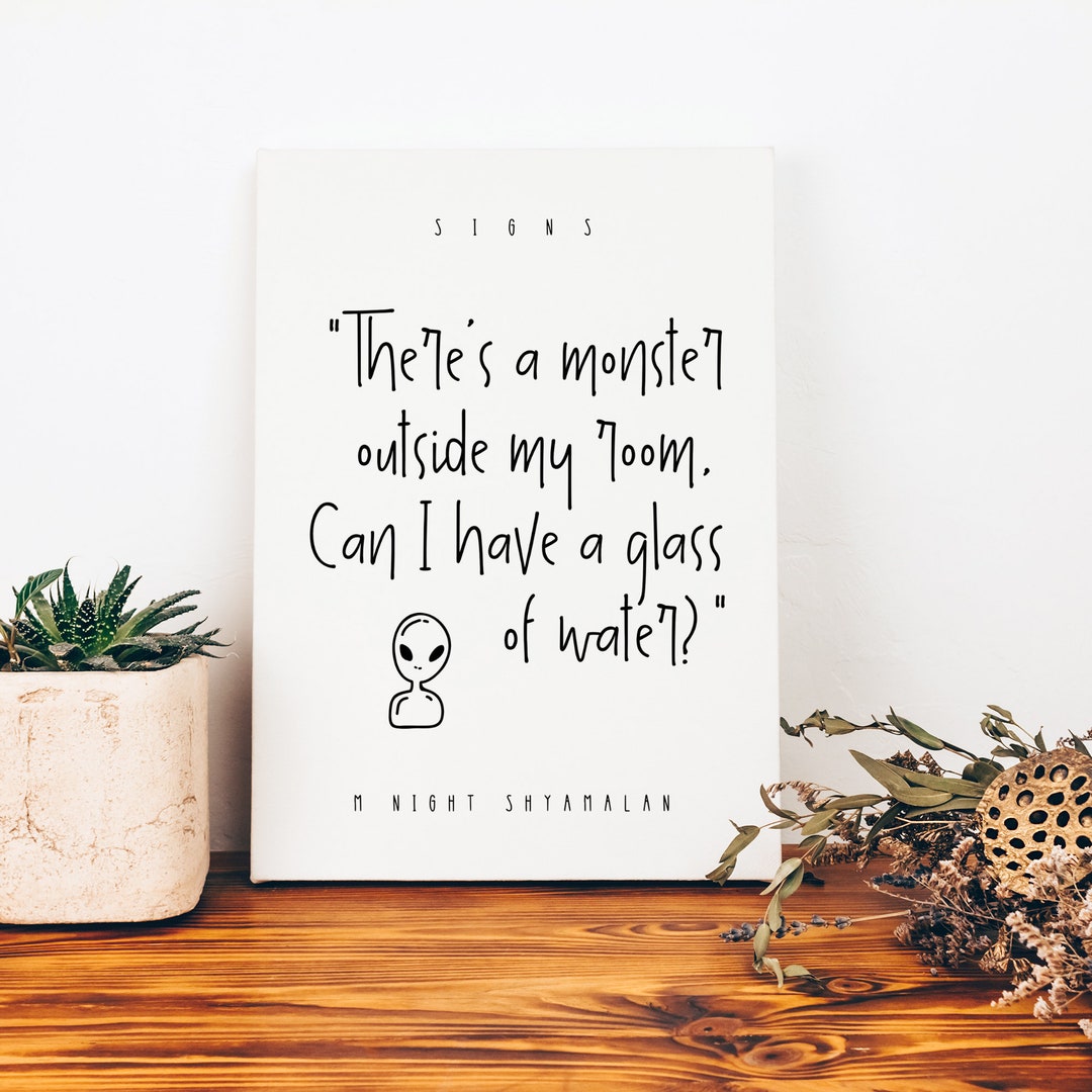 Halloween Print | SIGNS Movie Theme | Digital Download | There's a ...