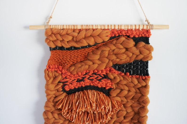 Eye Weaving,weaving,handwoven Weaving,wool Weaving,chunky Weaving,gift ...