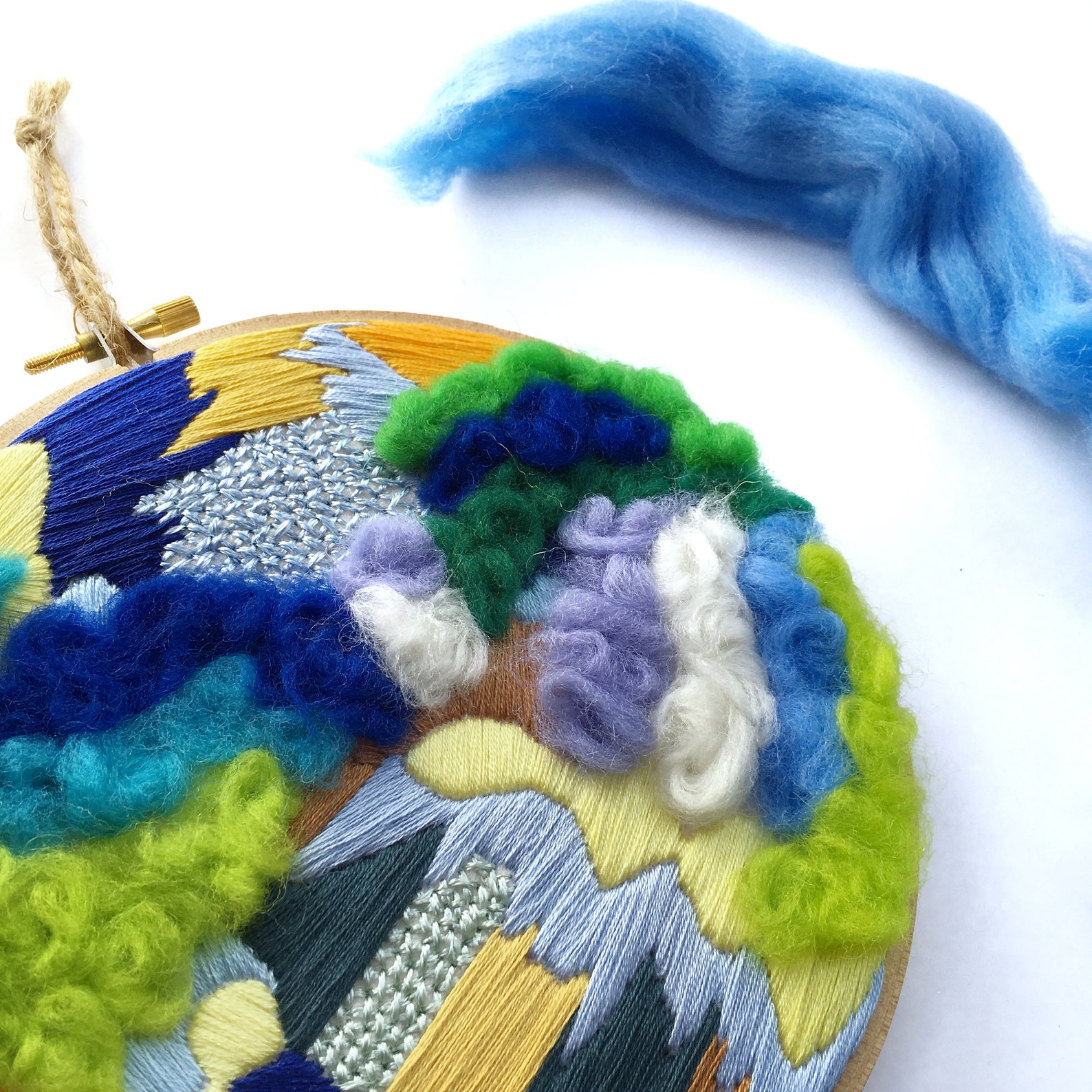 Modern Embroidery Hoop,wall Art,home Decor,hand Embroidery,embroidery ...