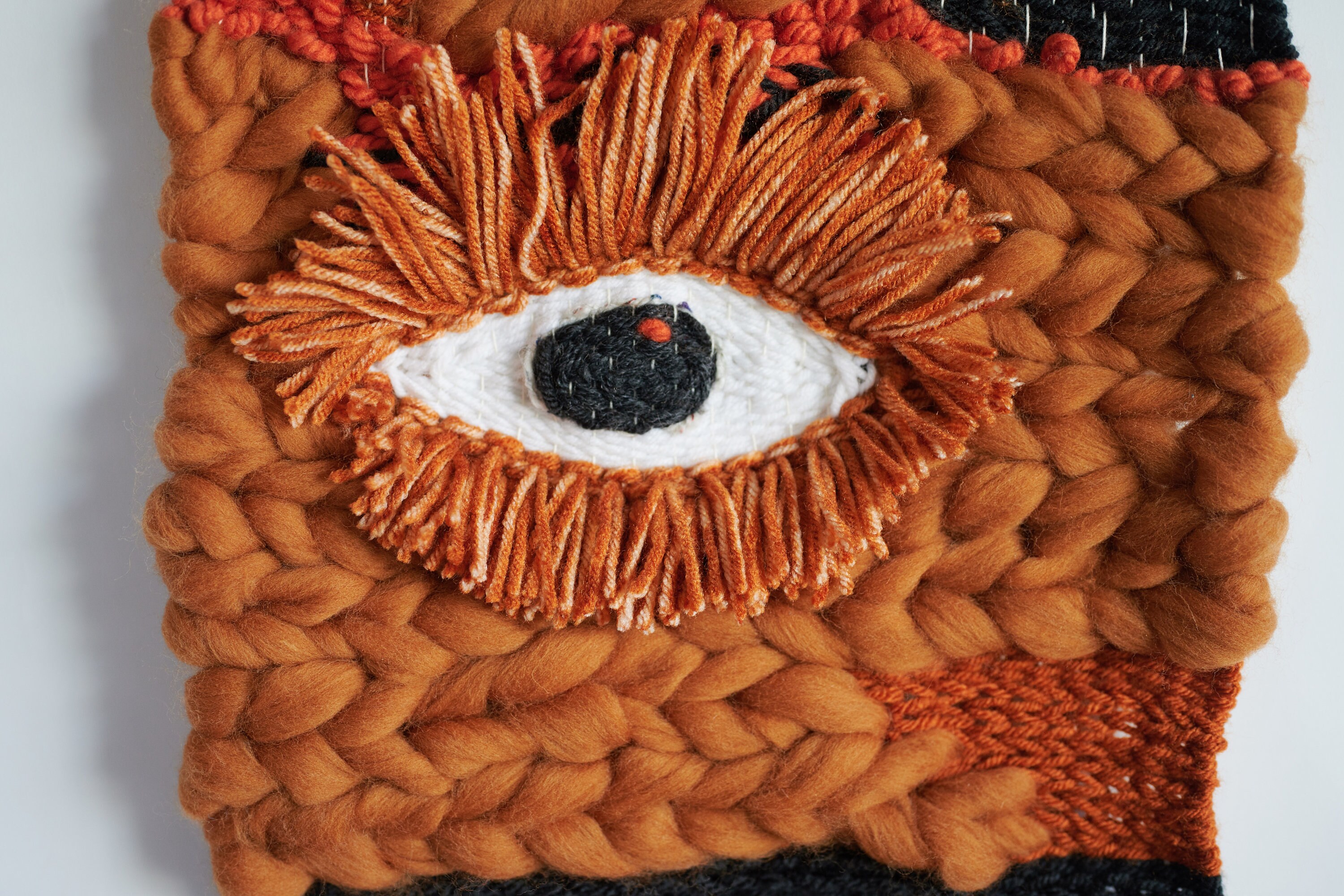 Eye Weaving,weaving,handwoven Weaving,wool Weaving,chunky Weaving,gift ...