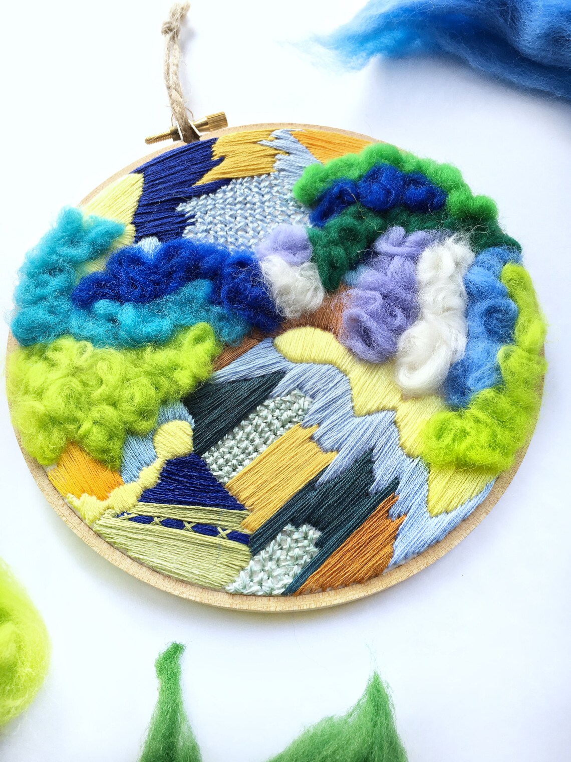 Modern Embroidery Hoop,wall Art,home Decor,hand Embroidery,embroidery ...