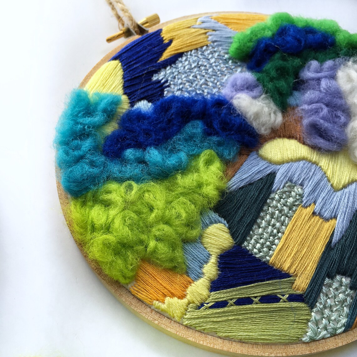 Modern Embroidery Hoop,wall Art,home Decor,hand Embroidery,embroidery ...