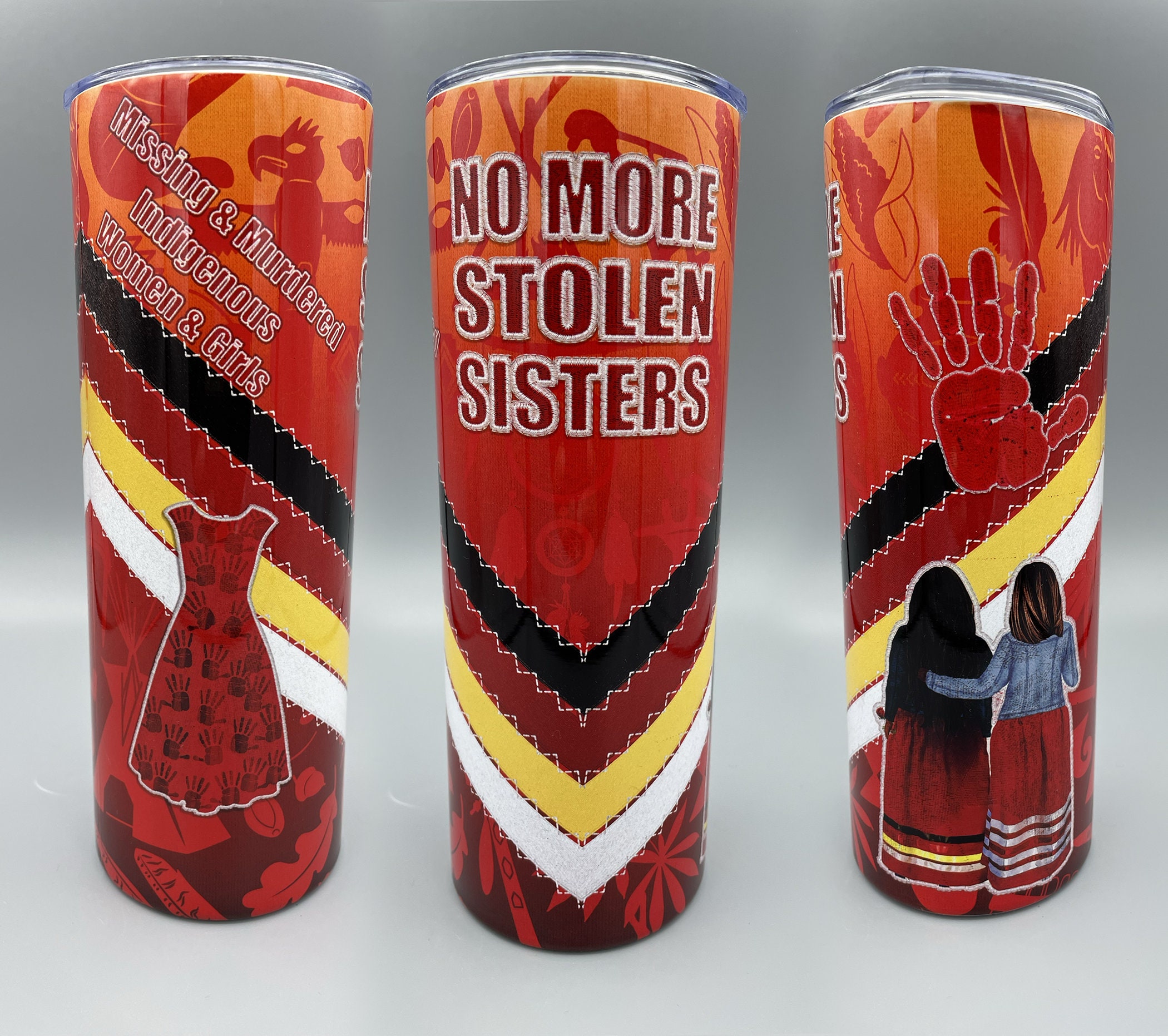 No More Stolen Sisters MMIWG - 20oz Sublimation Tumbler Wrap Design ...