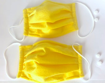 Yellow Face Mask - Etsy