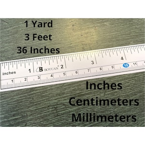 Tape Measure Self Adhesive for Easy Use on Sewing Machine Table. 1 Yard ...