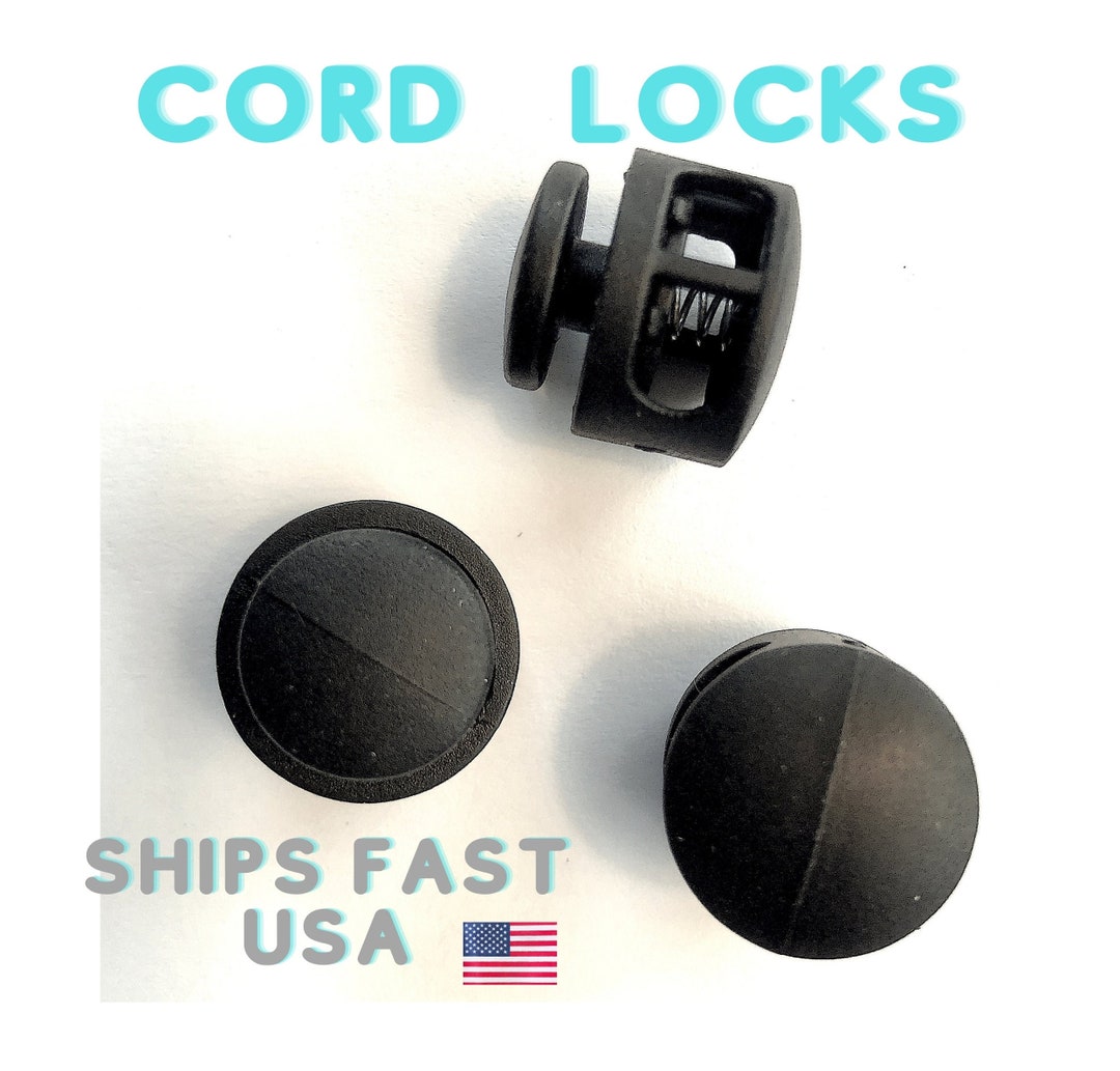 ABS Cord Lock Adjuster for Paracord, Rope, Drawstring, Backpack ...